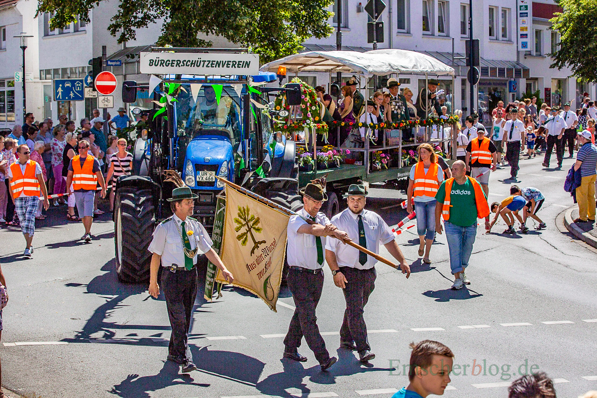 Festumzug der Bürgerschützen bei echtem Königswetter · Emscherblog ...